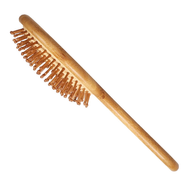 Bamboo Massage Comb Scalp Massage Brush Air Cushion Combs Anti-static ...