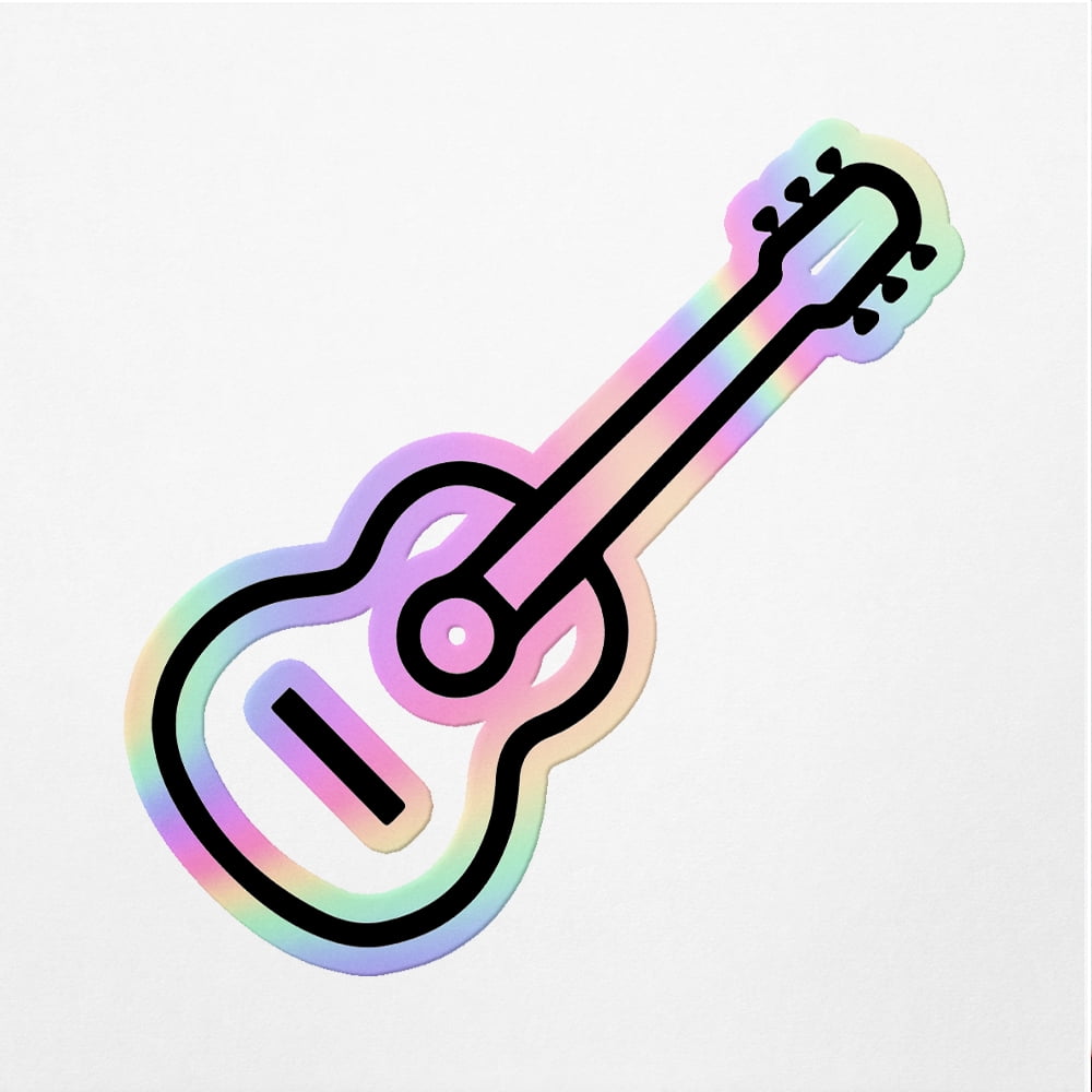 Vinyl Stickers Decals Of Musical Instrument - Apply On Any Smooth ...