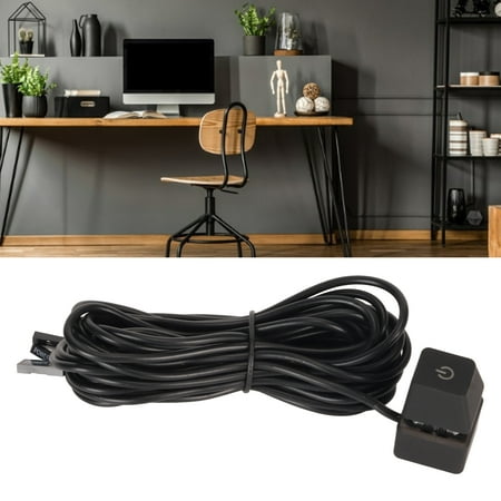 Power Supply Control Adapter Cable, Backlit External PC Power Button ...