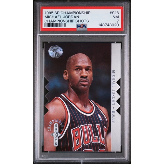 1995 SP Championship Championship Shots Michael Jordan #S16 PSA 7 ...