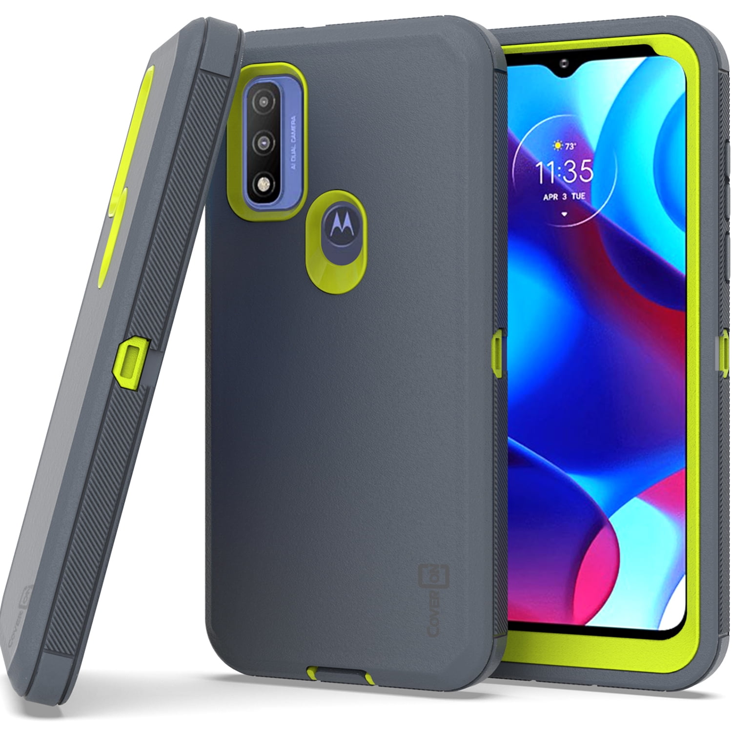 CoverON For Motorola Moto G Pure Case, Military Grade Heavy Duty Full ...