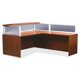 Reception Desk with Plexiglass - Walmart.com
