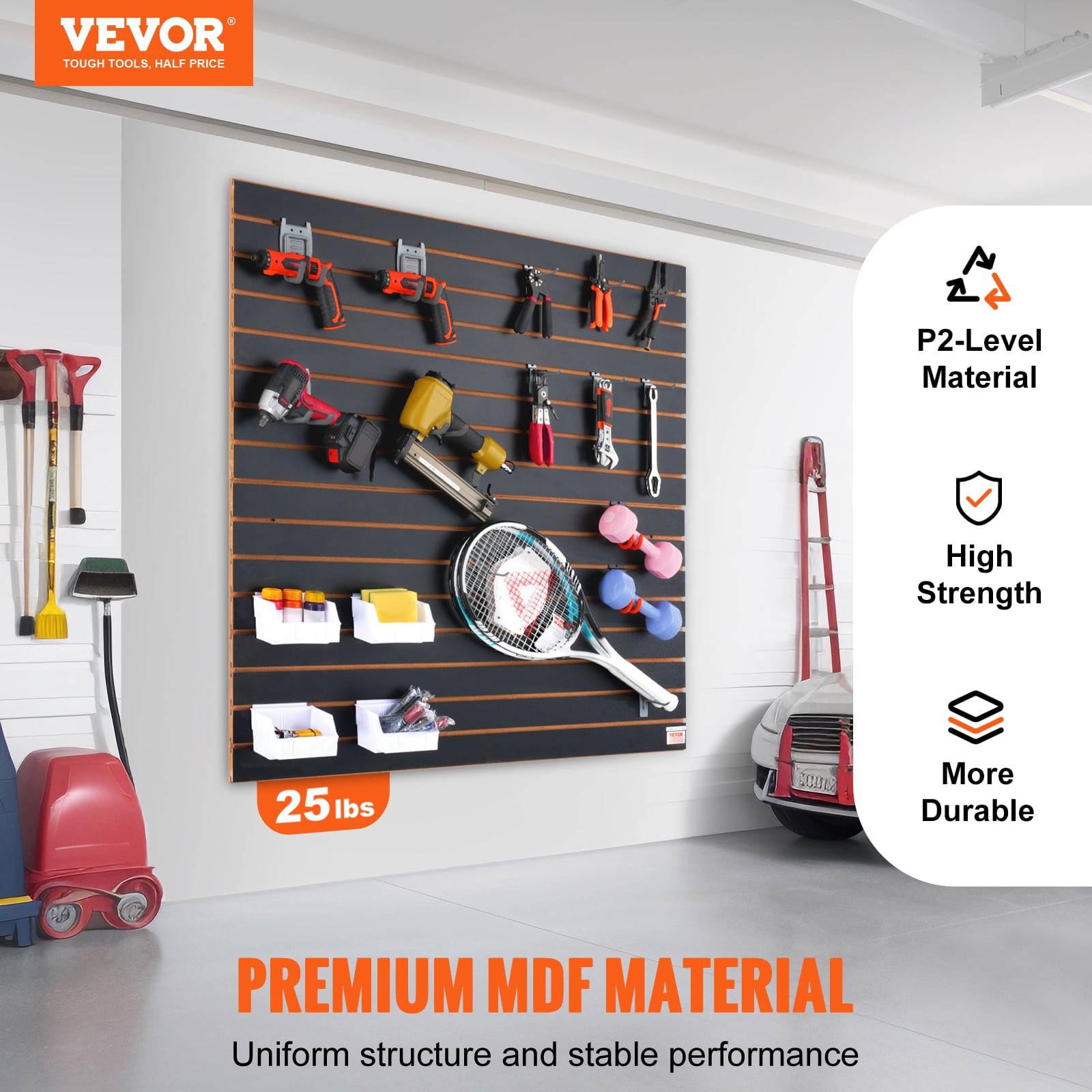 Garage Slat Wall Panel Diayung PVC Slat Wall Panels Garage Wall And ...