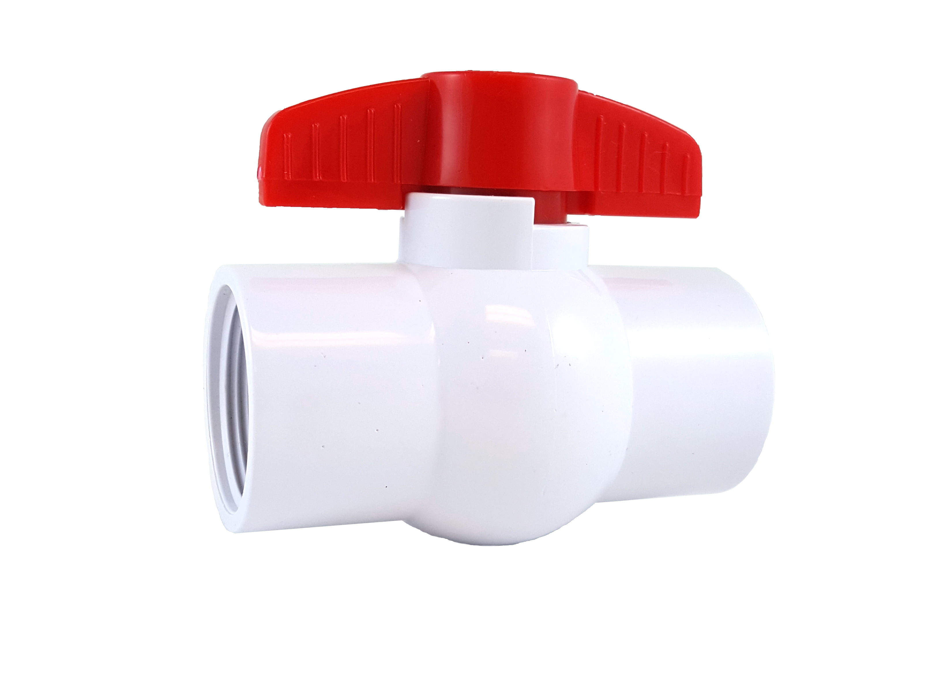 PVC COMPACT BALL VALVE 1-1/4 " - Threaded - Sanipro - (Pack of 12 ...