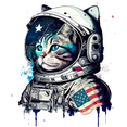 CafePress - Space Cat Astronaut Shirt Cosmonaut Astrocat Cosmo - 20 Oz ...