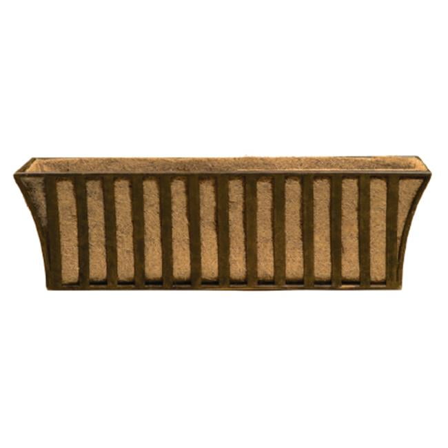 Solera 9 In. X 30 In. Metal Window Box With Coco Liner - Walmart.com