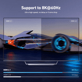 BENFEI USB 3.0 HDMI KVM Switch(8K@60Hz) with 4 USB 3.0 Ports for 2 ...