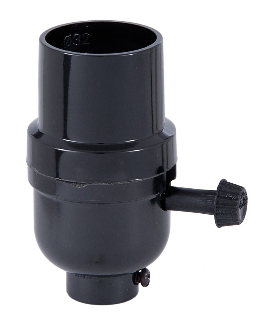 UNO Threads Lamp Socket B&P Lamp® Fully Threaded Phenolic Candelabra ...