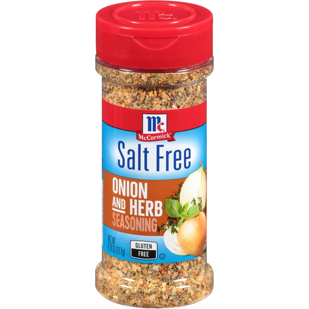 McCormick Salt Free Onion and Herb Seasoning, 4.16 oz - Walmart.com ...