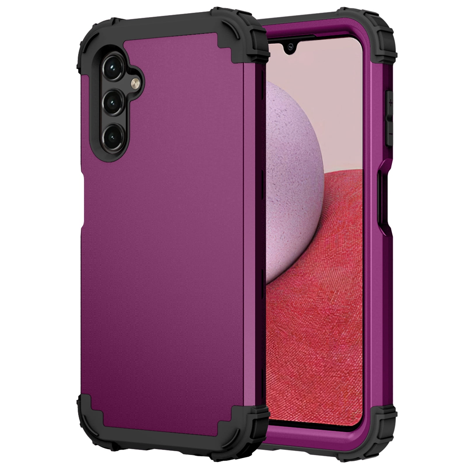 Dteck Case for Samsung Galaxy A14 5G,Shockproof Rubber Armor Silicone ...