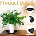 12-Pack Black Plastic Plant Saucer Set – Includes 4.72", 6.3", and 7.87 ...