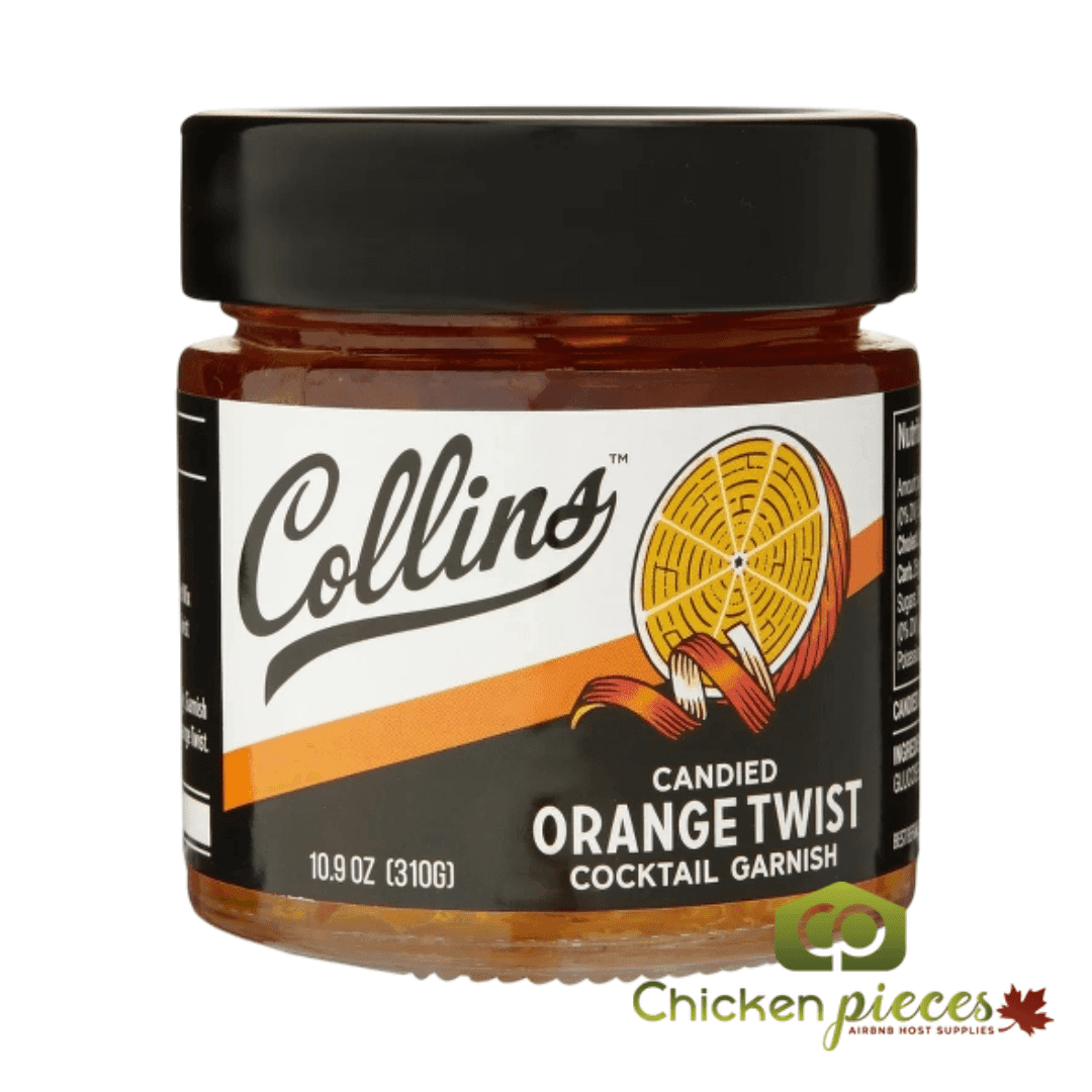 Click here for Collins Orange Twist In Syrup 10.9 Oz./322.3 Ml prices