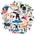 35pcs Cute Sea Stickers Animal Stationery Stickers Funny Kids Stickers ...