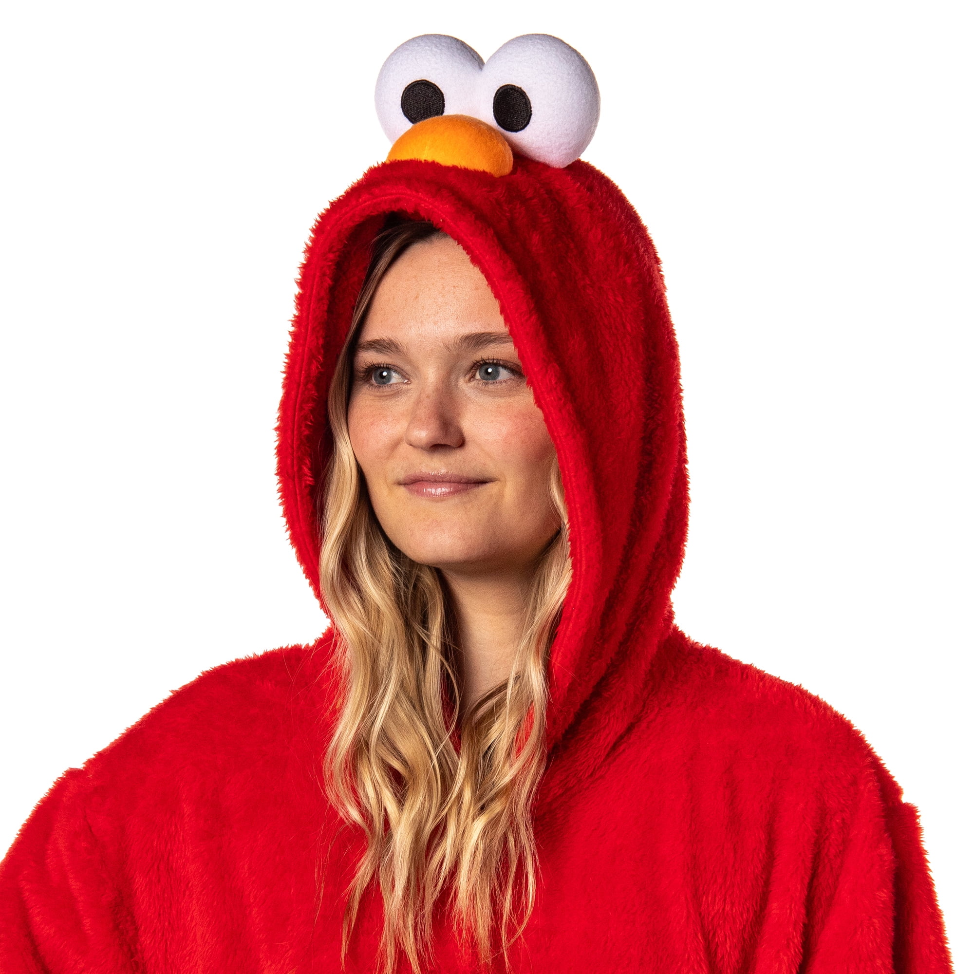Elmo Slippers Sesame Street Character Union Suit Pajamas - Elmo, Cookie ...