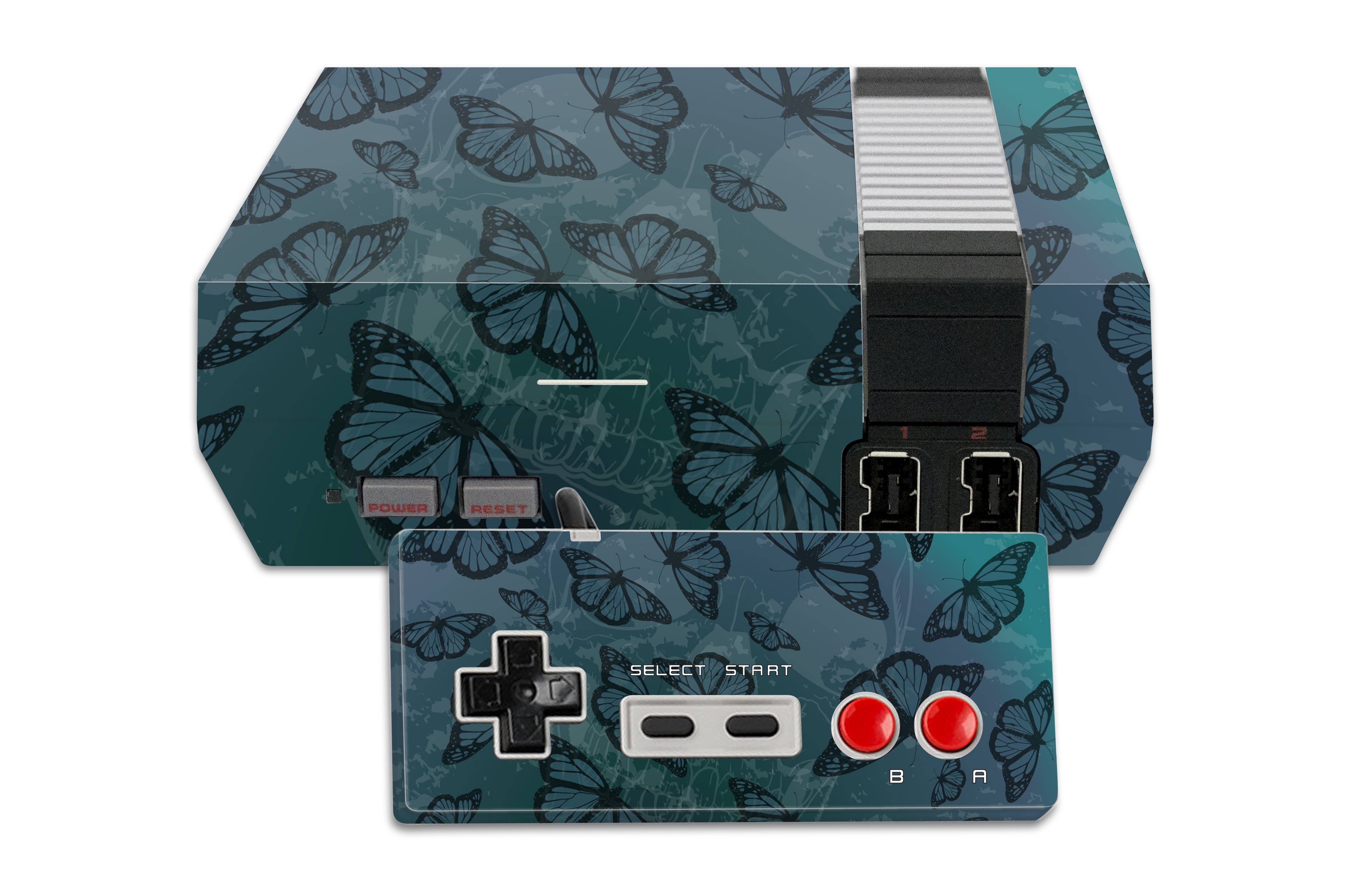 Skin Decal Wrap for Nintendo NES Classic Edition Biohazard - Walmart ...