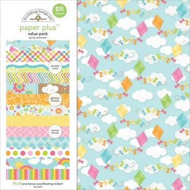 Doodlebug Paper Plus Value Pack, 12" x 12", 12pk - Walmart.com