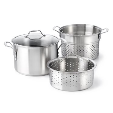 Cuisinart Chef's Classic Stainless Steel 4-Piece 12-Quart Pasta/Steamer ...