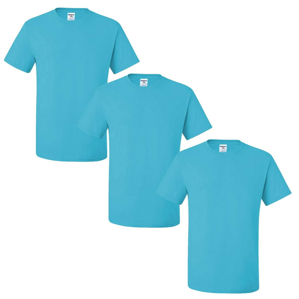 JERZEES - Jerzees Adult Heavyweight Blend T-Shirt, Pack of 3 - Walmart ...