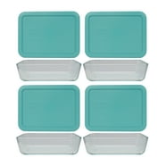 Pyrex Simply Store Glass Storage Container Set with Lids, 14 Piece ...