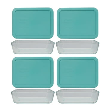 Pyrex Simply Store Glass Storage Container Set with Lids, 14 Piece ...