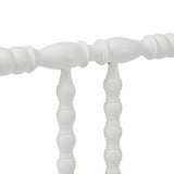 Weston Home Leona Metal Spool Panel Full Bed, White - Walmart.com