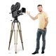Hollywood Camera Life-Size Cardboard Cutout - Walmart.com