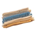 YAHHU 600Pcs Metal Film Resistors 30 Values 10 Ohms to 1M Ohms 1/4W 1% ...