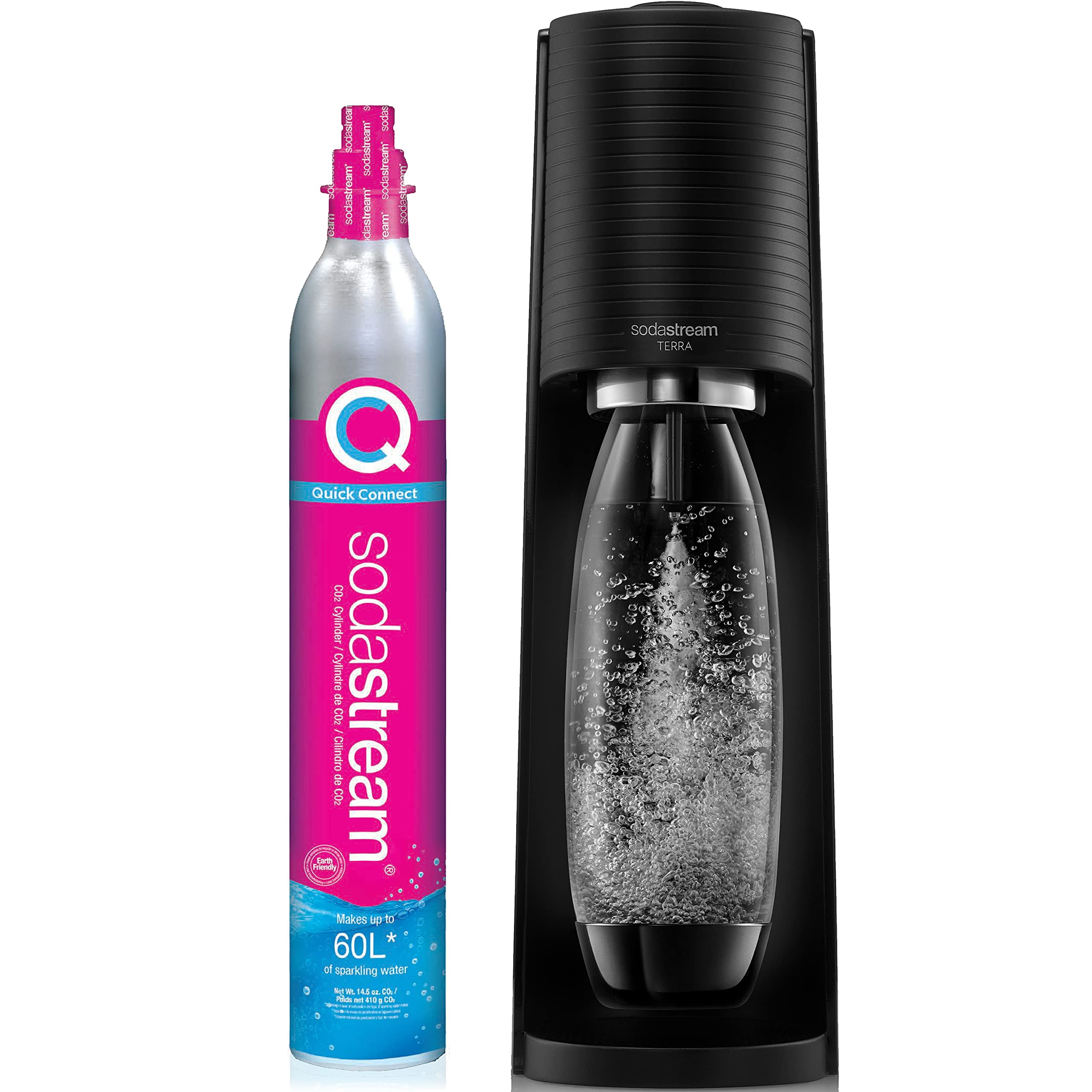 Máquina para hacer agua con gas SodaStream Terra con CO2 Black | Walmart en línea