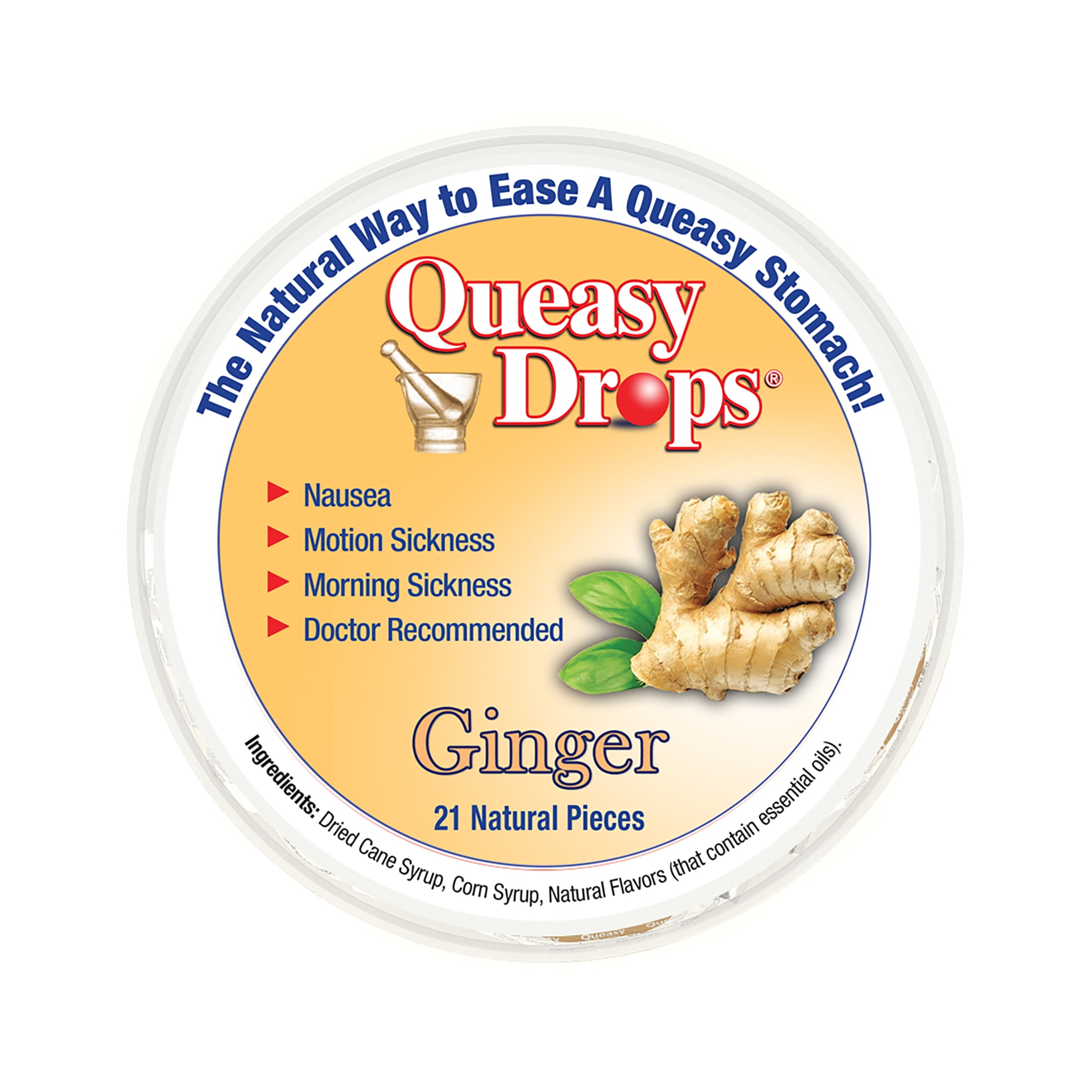 Three Lollies Queasy Drops Ginger 21pc - The Natural Way to Ease a ...