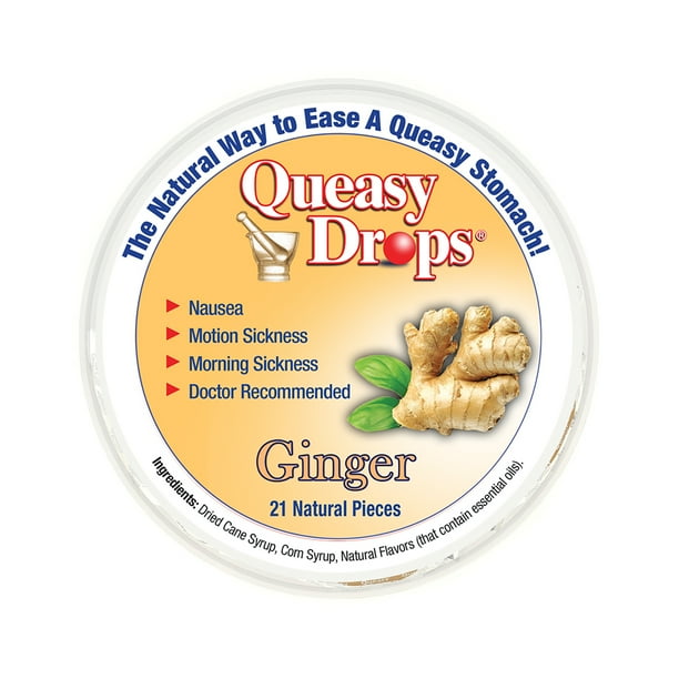 Three Lollies Queasy Drops Ginger 21pc - The Natural Way to Ease a ...