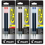 Pilot® G-2™ Retractable Gel Pens, Ultra Fine Point, 0.38 mm, Clear ...