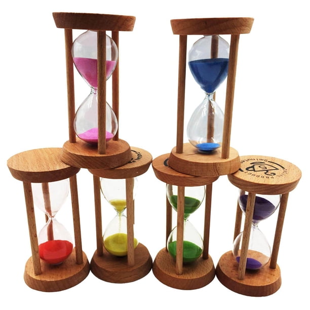 pitrice 6 Pieces Sand Timer Toothbrush Timer for Serve Catering Yoga ...