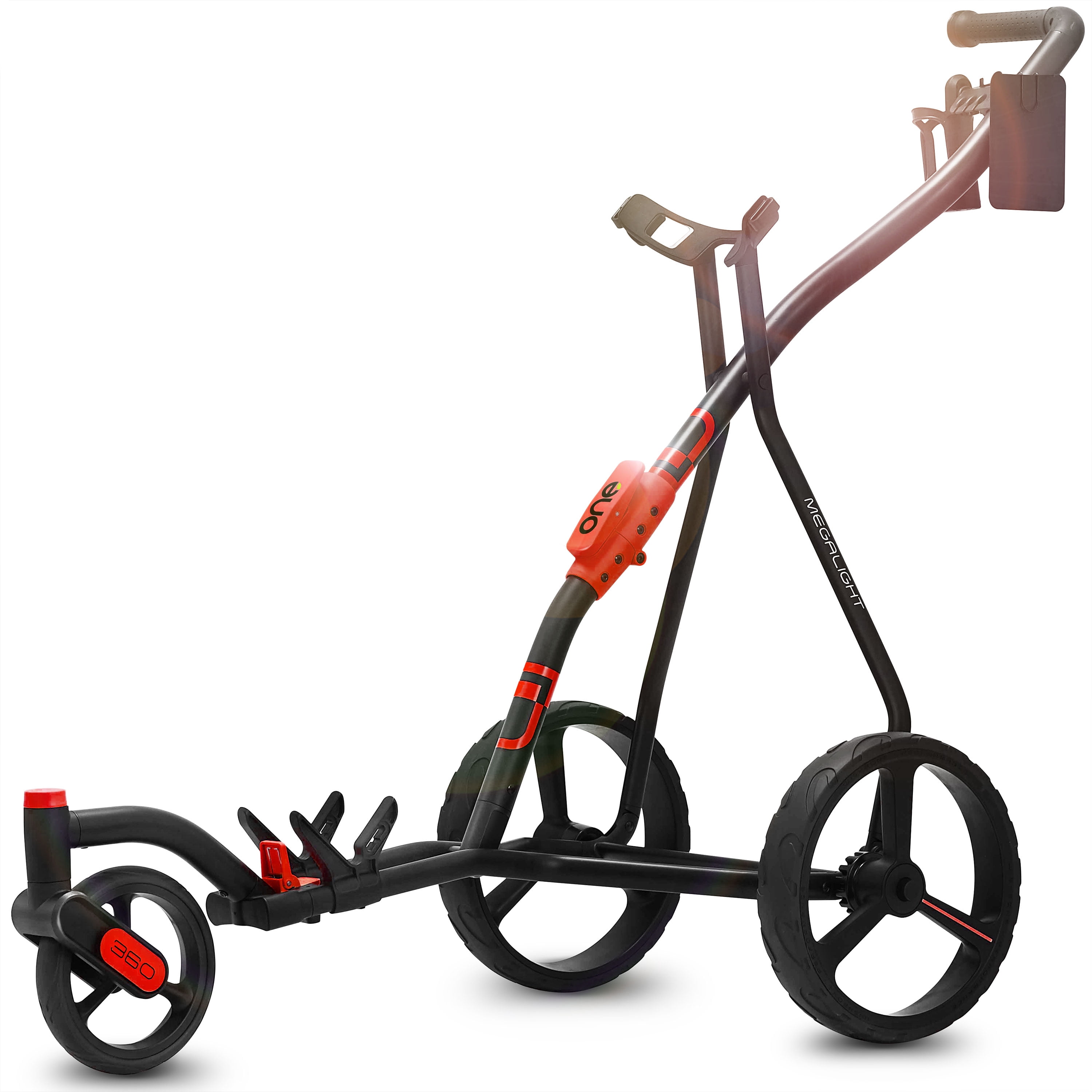Golf Cart Golf Push Carts Wishbone - Swivel Front Wheel 360° Rotating ...