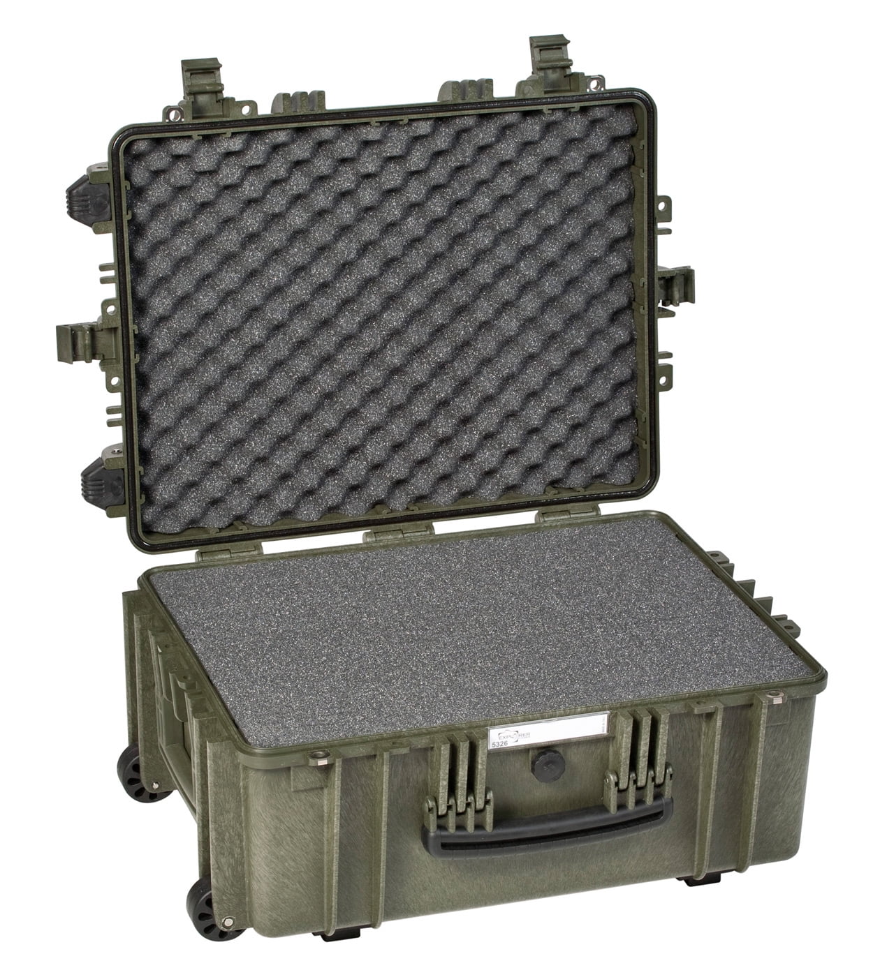 Explorer 5326 case with Foam in Olive Green - Walmart.com