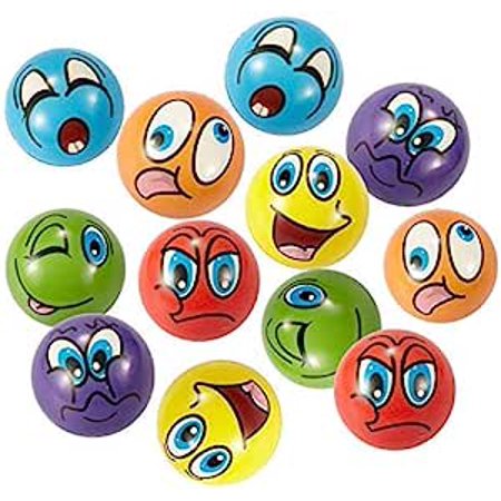 Anti-Stress Ball 12 Pieces Emoji Stress Balls Perfect Stress Release ...