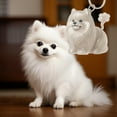 Pet Furs Collector Keychain Dog Shape Hair Storage Memorial Keepsakes ...