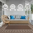 DEORAB Foldable Outdoor Rug for Patio, 5'x8' Waterproof RV Carpet ...