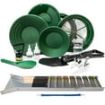 ASR Outdoor 21pc Gold Panning Kit with Sluice Box, Classifier & Mining ...