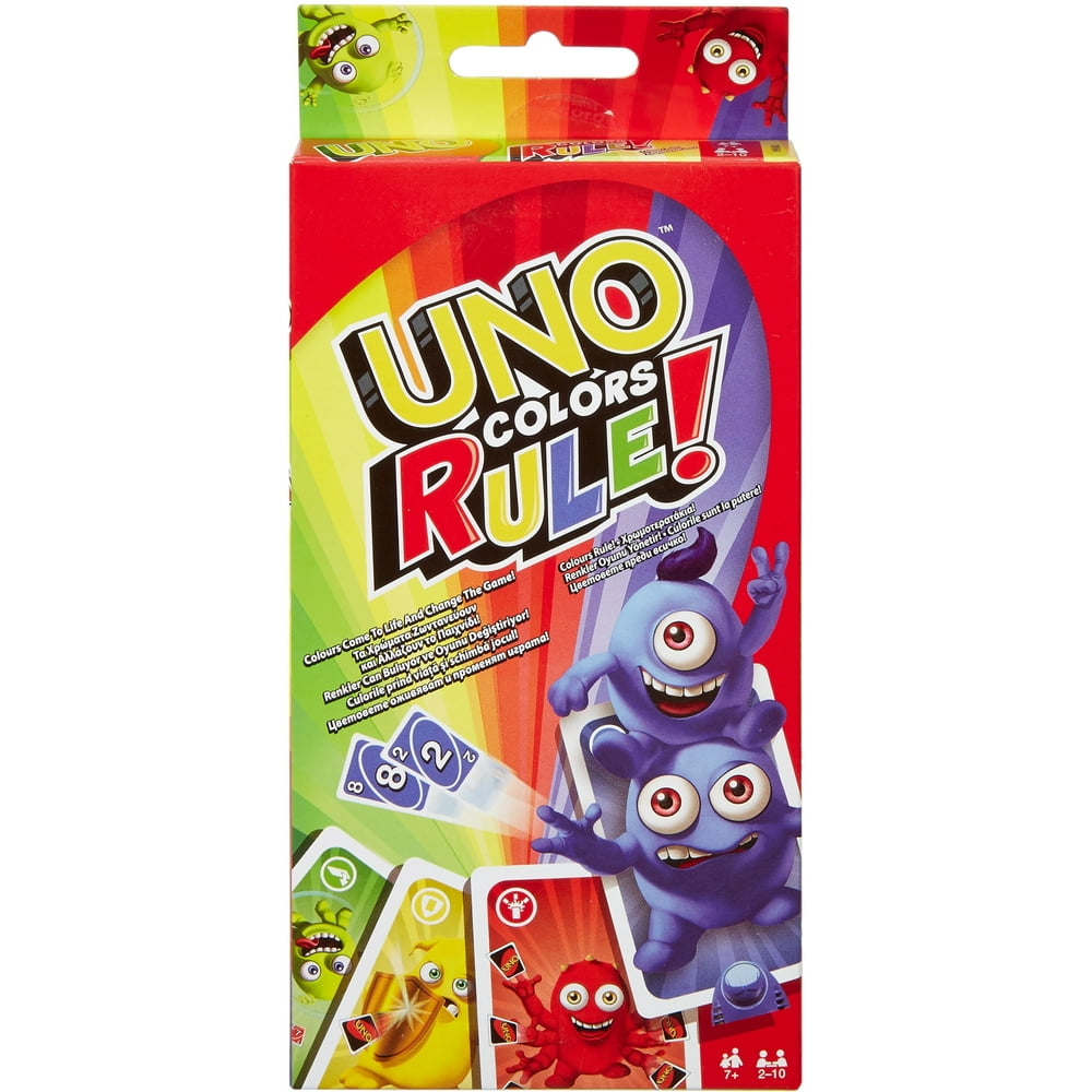 UNO Colors Rule Card Game - Walmart.com - Walmart.com