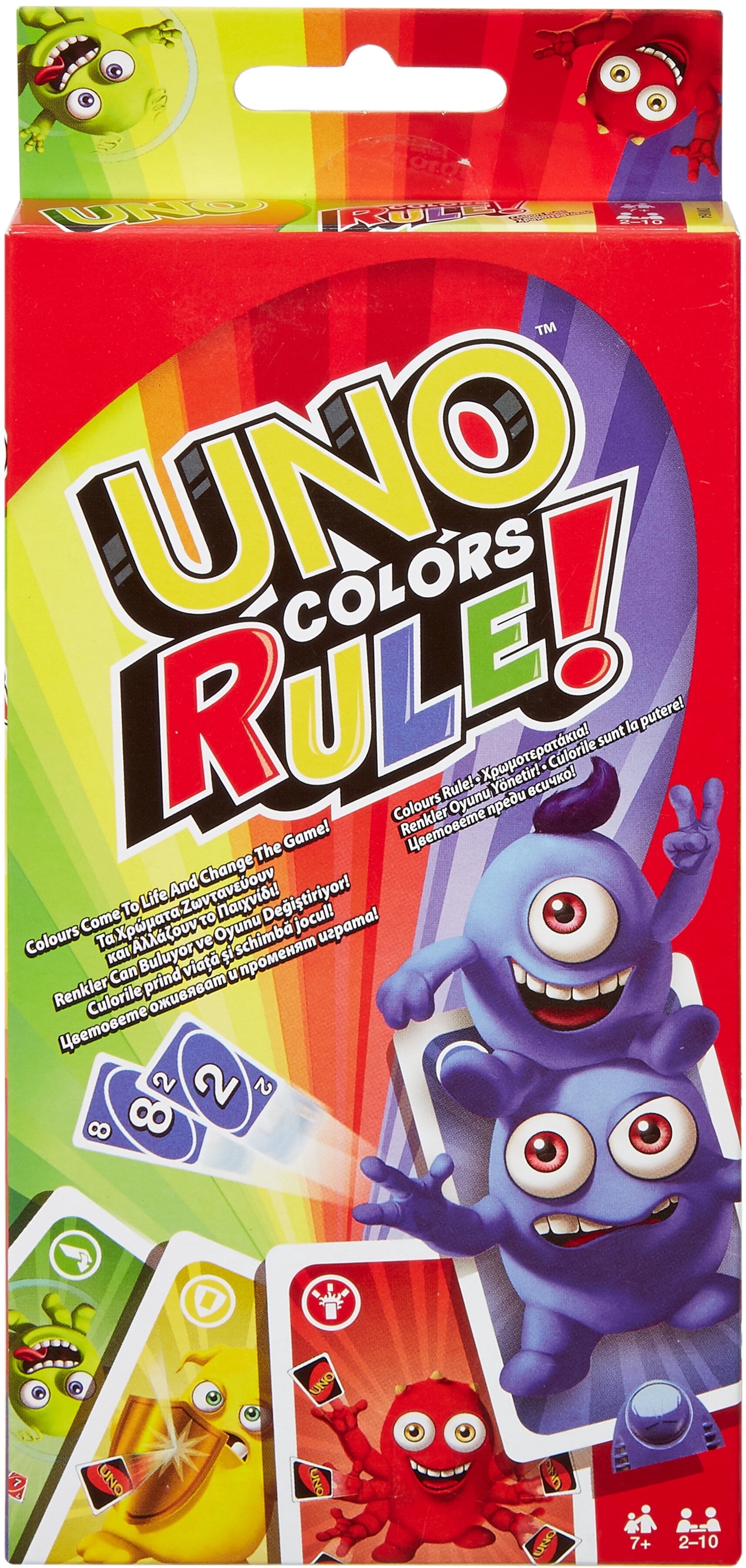 UNO Colors Rule Card Game Walmart UNO Colors Rule Card Game Walmart