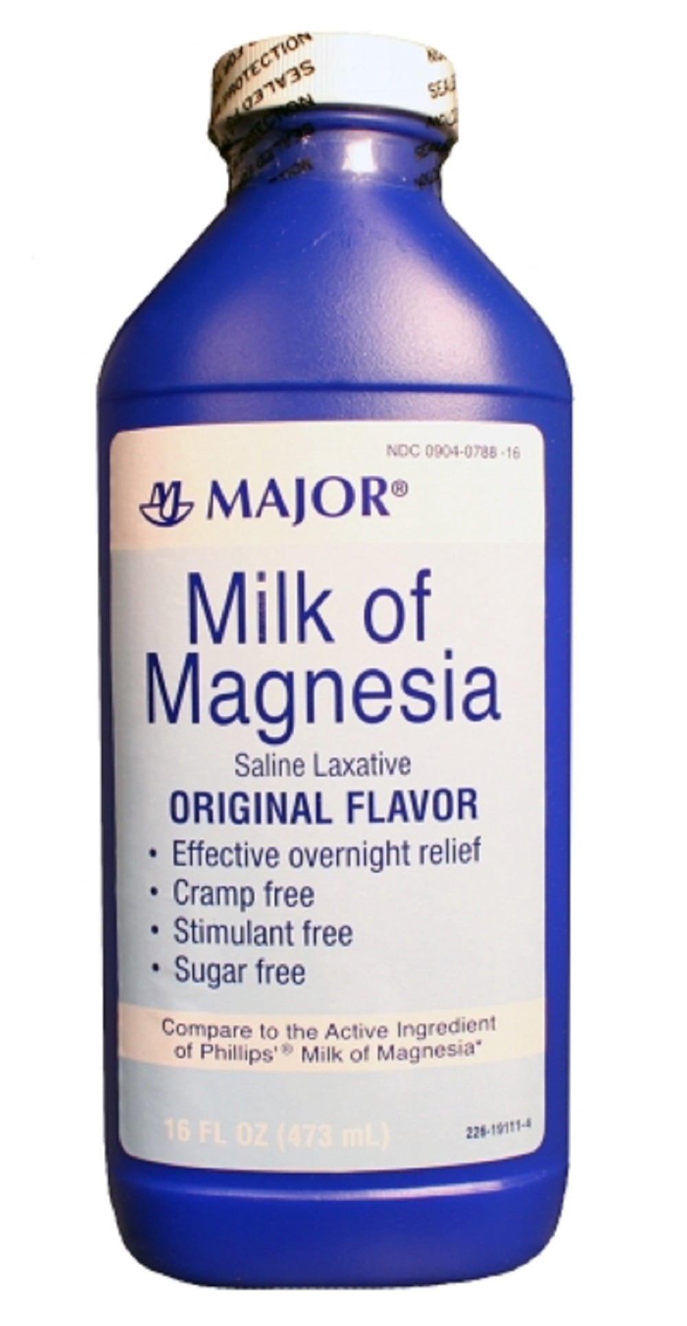 Major Milk Of Magnesia Orig Magnesium Hydroxide 400 Mg 5Ml White 16Oz