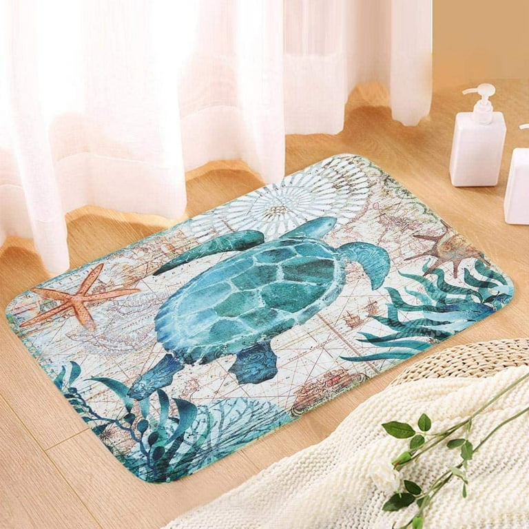 Ocean Themed Bath Rugs | Bryont Blog