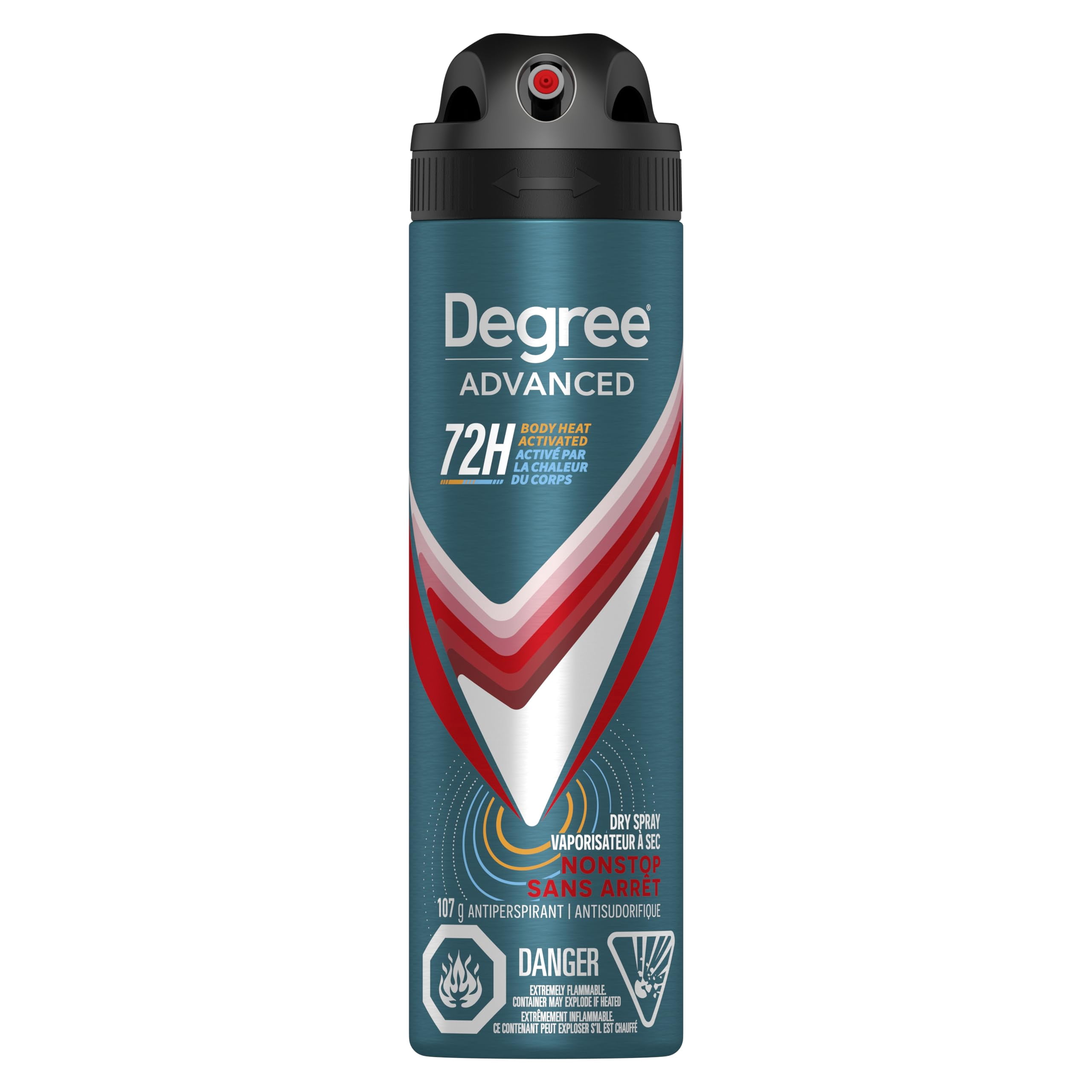 Degree Men Advanced Dry Spray Antiperspirant Deodorant for 72H Sweat ...