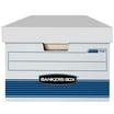 Bankers Box Letter Size Office Cardboard File Storage Boxes with Lids ...