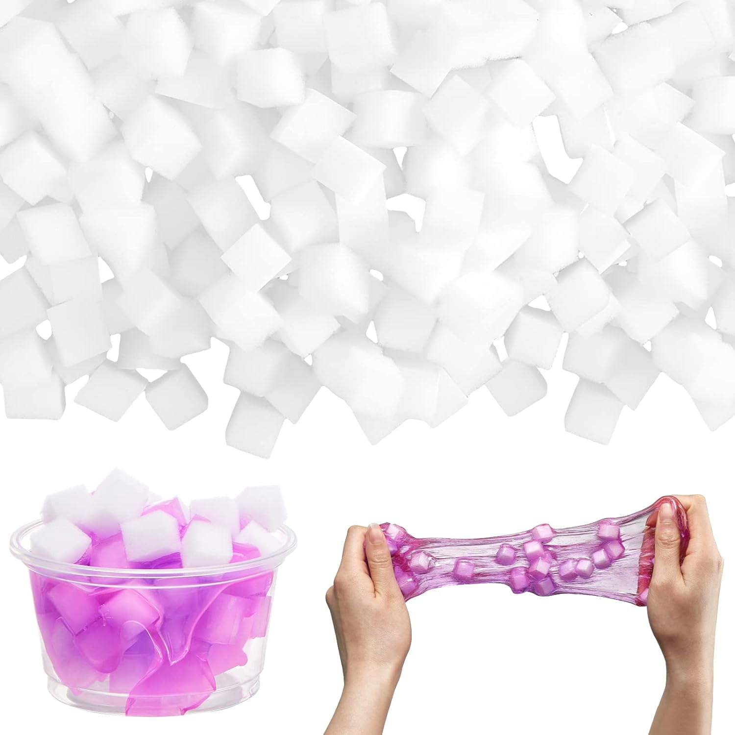Click here for Oruyrop 400 Pcs Jelly Cubes For Slime  Charms For... prices