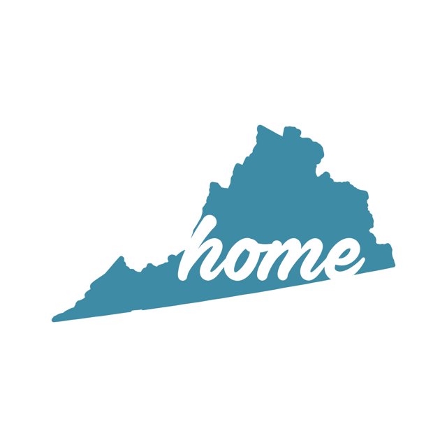 Virginia Home Sticker Decal Die Cut - Self Adhesive Vinyl ...