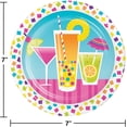 Cocktail Fun 8 Ct Paper Dessert 7" Plates Summer Pool Party - Walmart.com