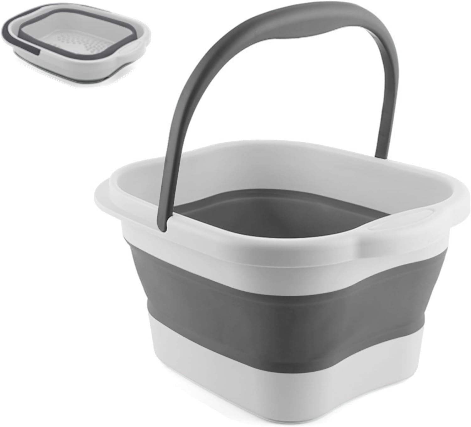Collapsible Foot Bath Basin Soaker Tub with Handle for Soaking Feet ...