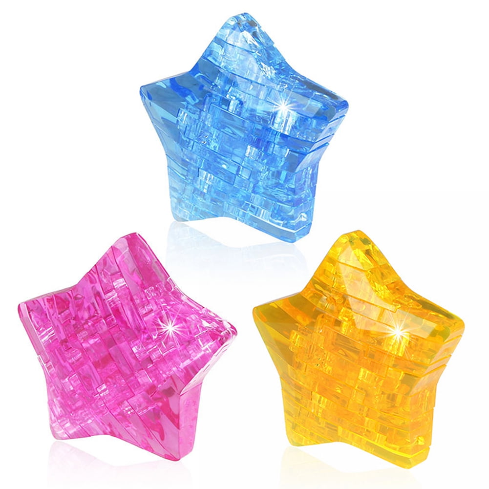 Yesbay DIY 3D Crystal Puzzle Star Assembly Model Desk Decor Brain ...