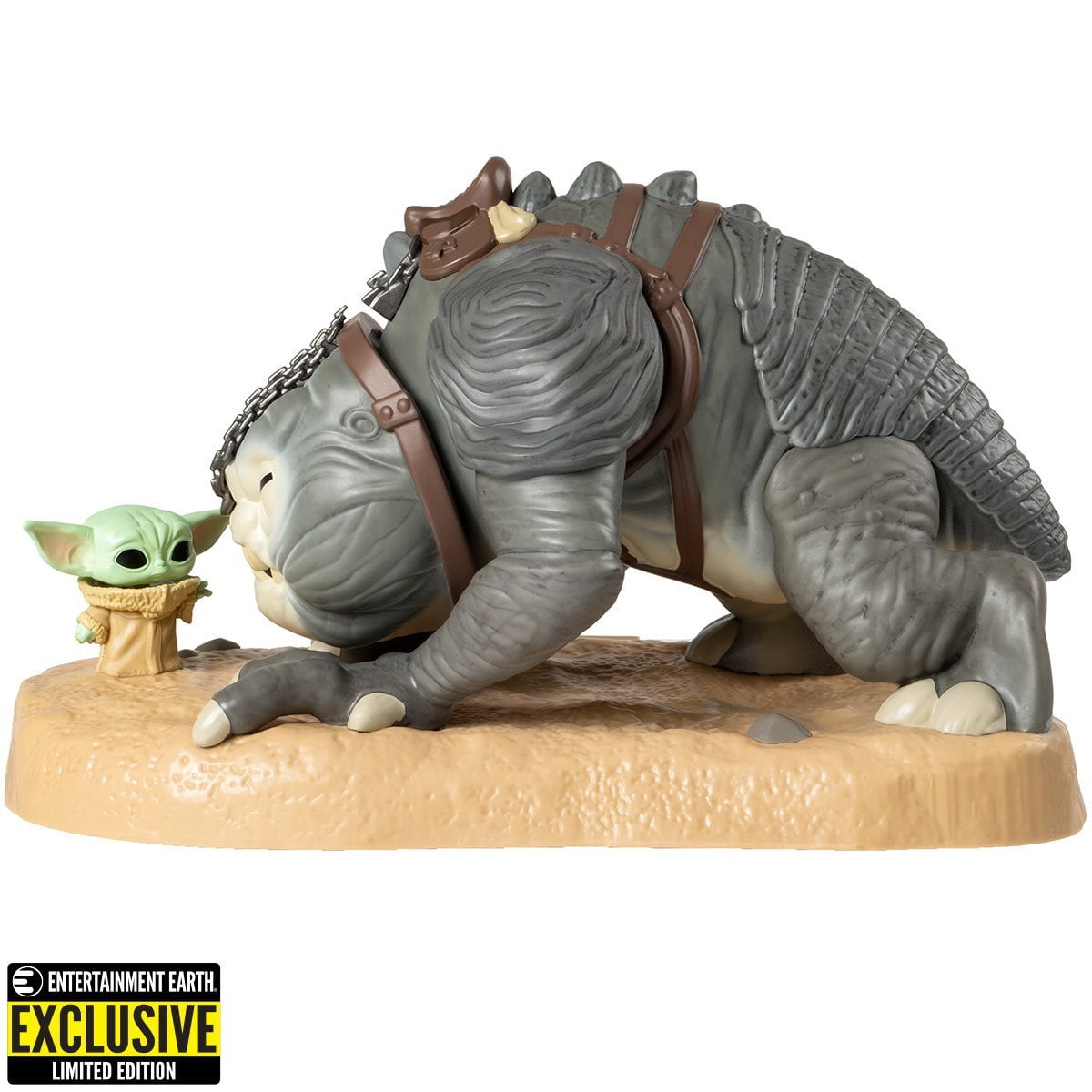 Star Wars: The Book of Boba Fett Grogu with Rancor Pop! Vinyl Figure ...